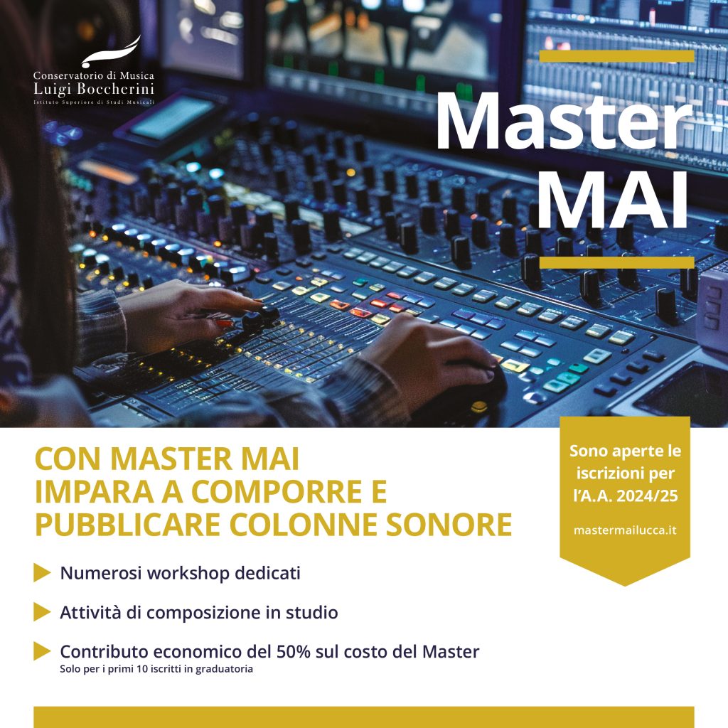 Master MAI 2024-2025 - Master MAI Lucca